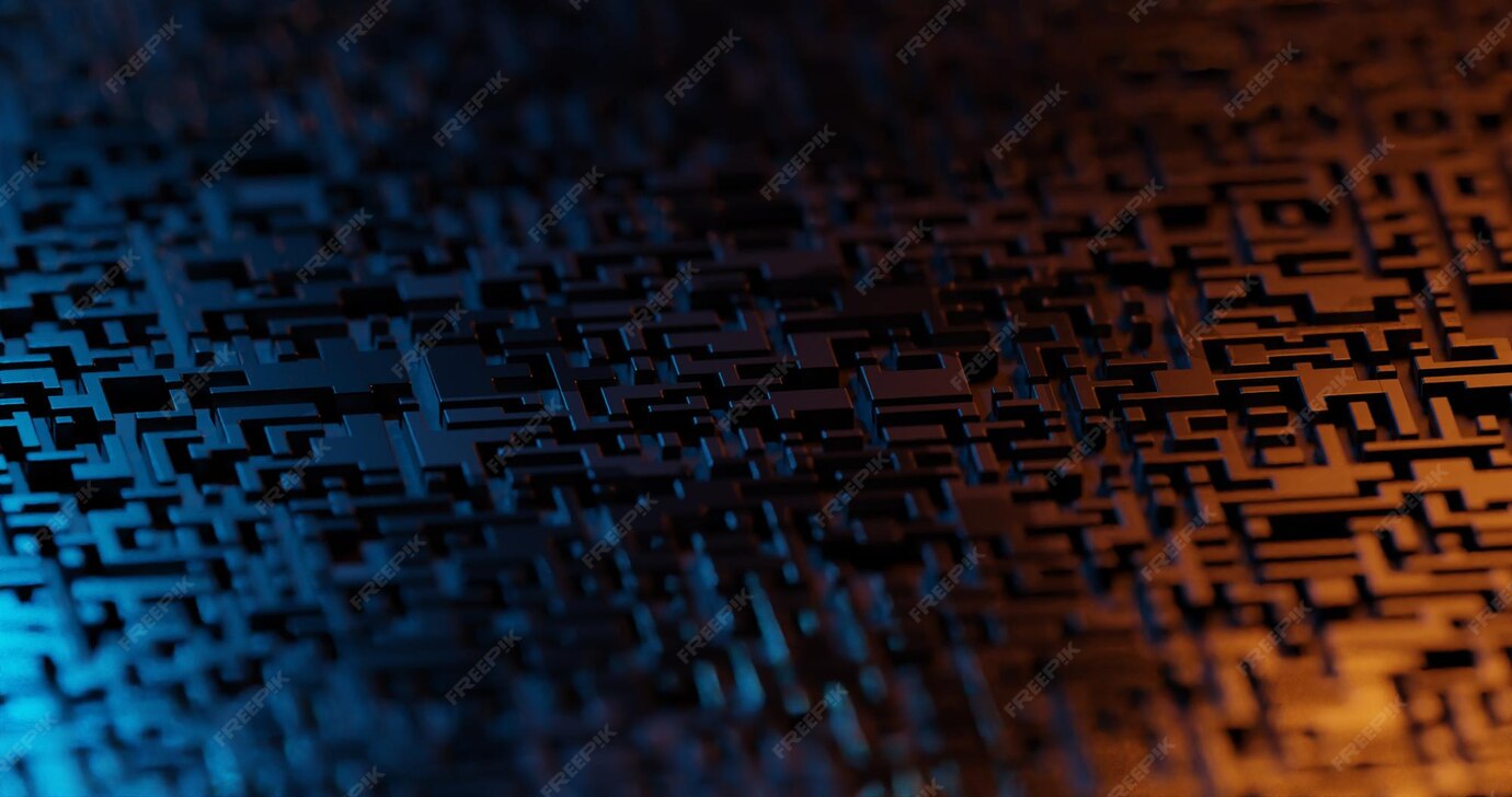 Premium Photo | Abstract 3d design background with gpu cpu technology pattern of lines circuit ...