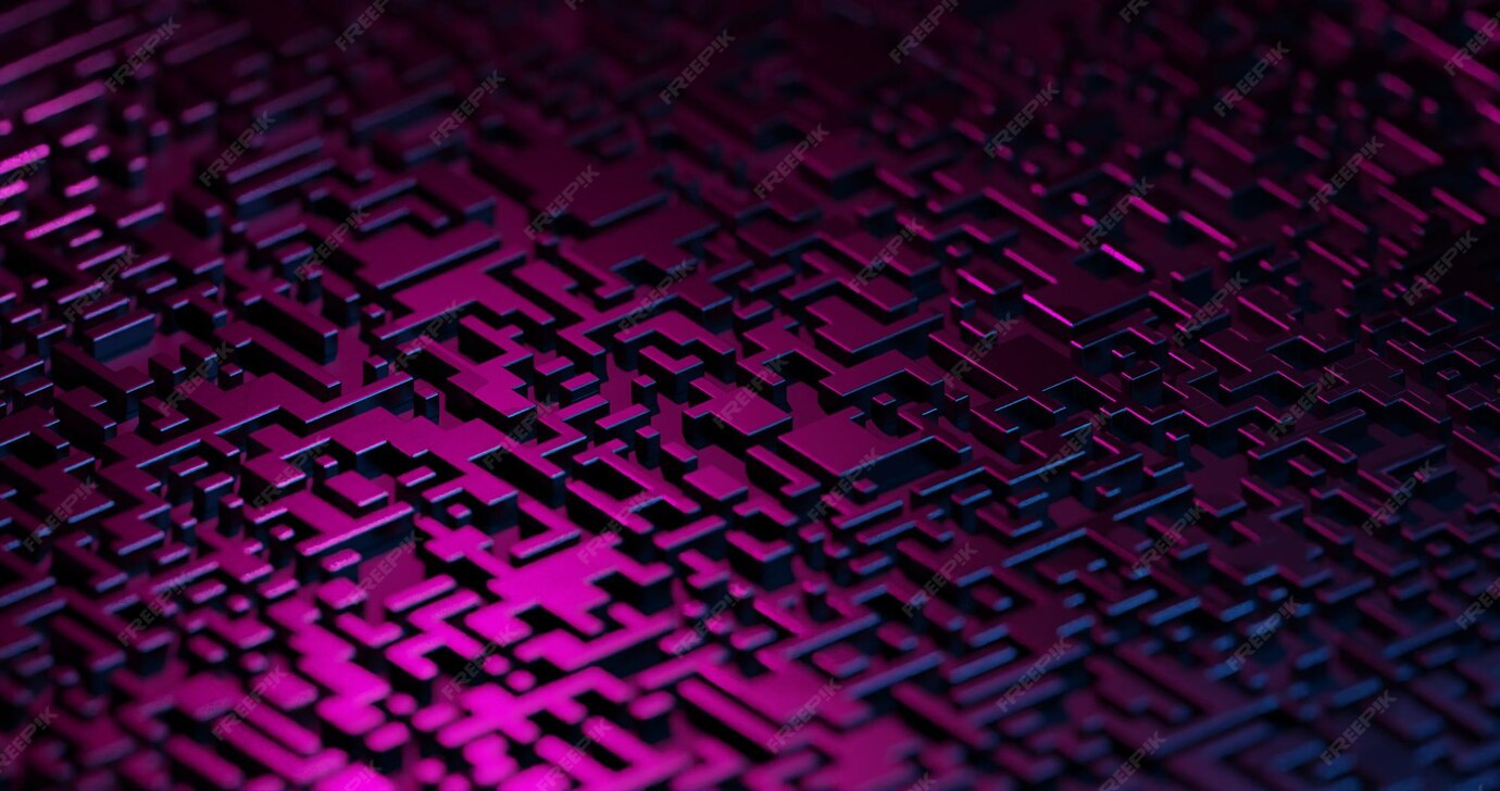 Premium Photo | Abstract 3d design background with gpu cpu technology pattern of lines circuit ...