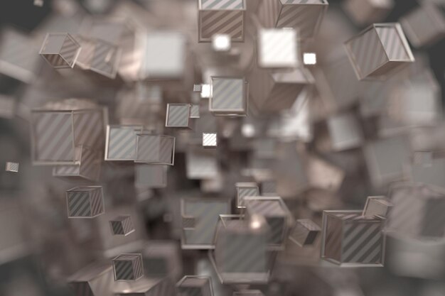 Premium Photo | Abstract 3d rendering of cubes Premium Photo | Abstract 3d rendering of cubes
