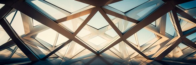 Premium Photo Abstract Architectural Shadows Creating Geometric Patterns And Forms Adding A