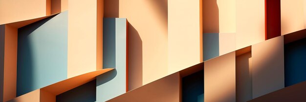 Premium Photo Abstract Architectural Shadows Creating Geometric Patterns And Forms Adding A