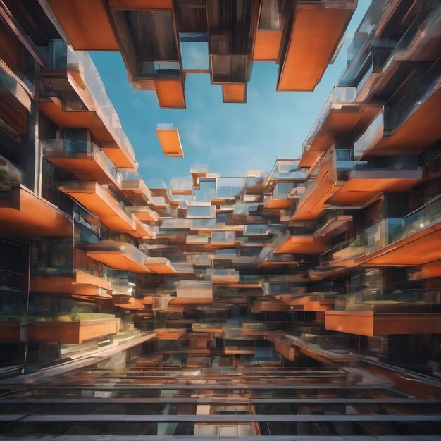 Premium Photo | Abstract architecture background ai genereted Premium Photo | Abstract architecture background ai genereted