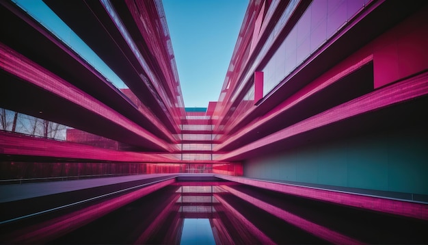Premium AI Image | Abstract Architecture Background Generative AI Premium AI Image | Abstract Architecture Background Generative AI