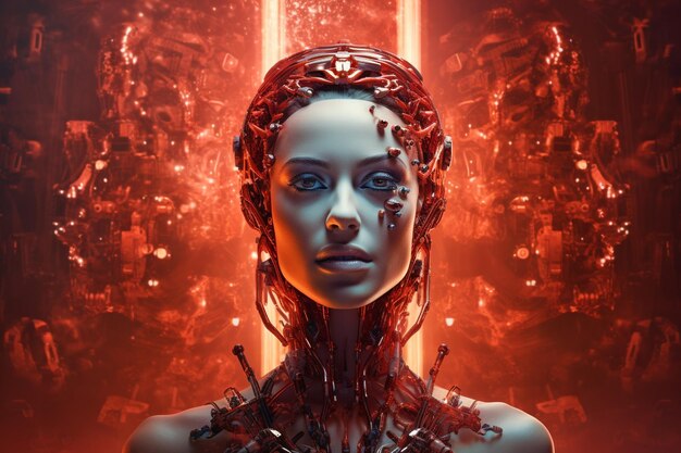 Premium AI Image | Abstract artificial intelligence background Premium AI Image | Abstract artificial intelligence background