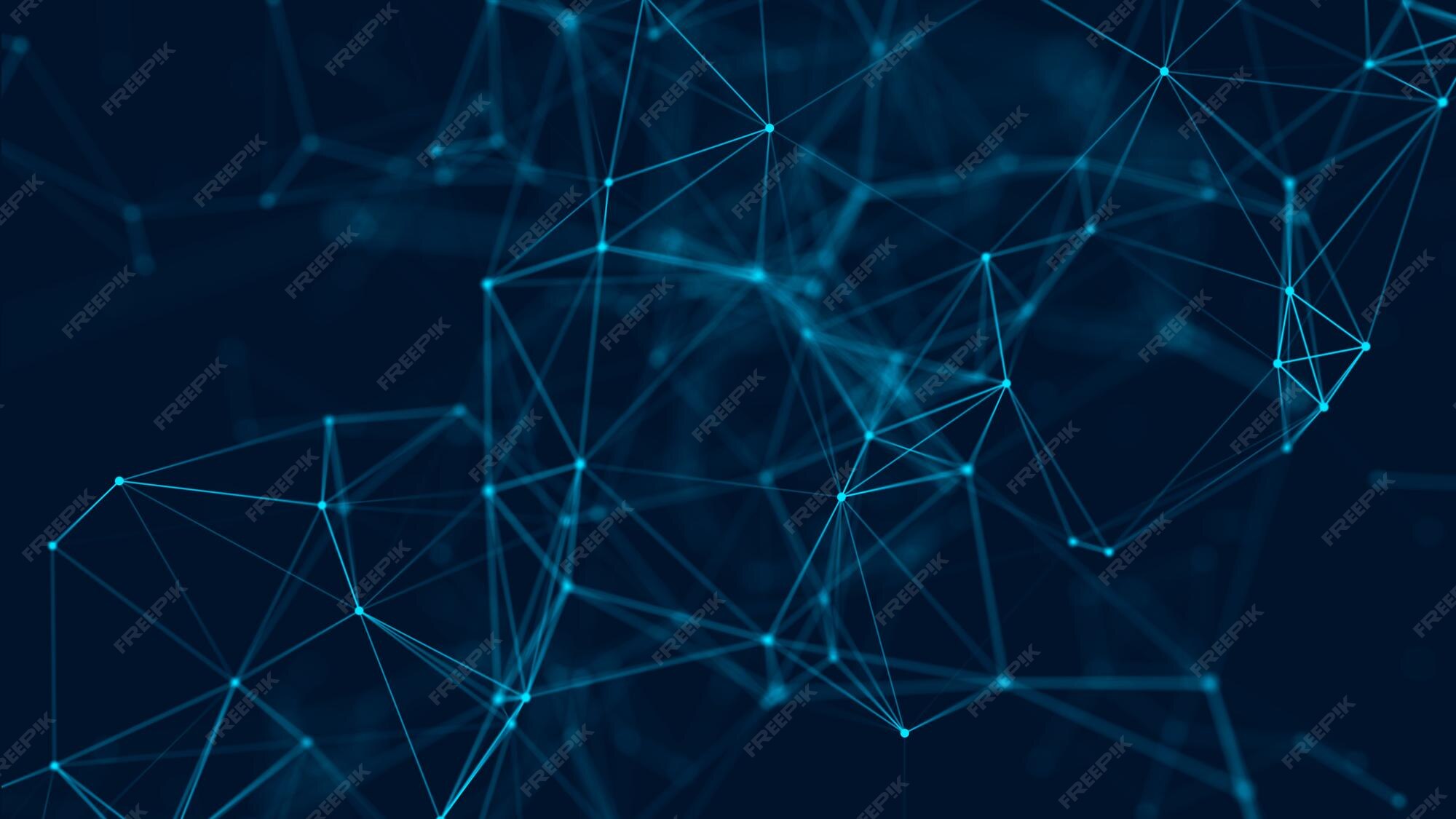 Premium Photo Abstract Background With Connecting Dots And Lines Distribution Of Triangular