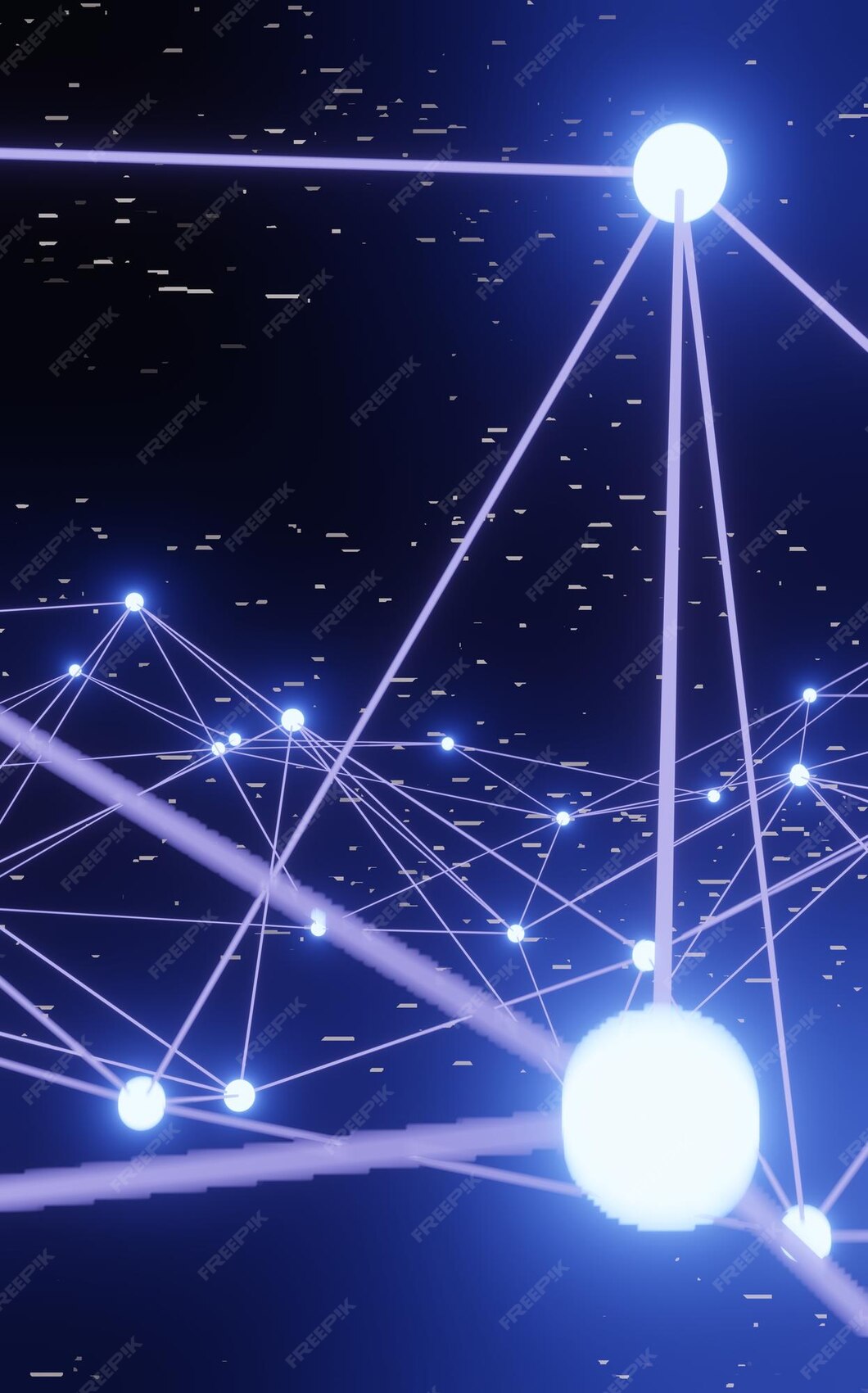 Premium Photo Abstract Blue Plexus Background Connection Lines And Dots For Tech Science