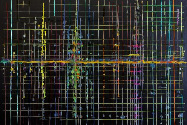 Abstract Chart on Cybernetic Grid | Premium AI-generated image Abstract Chart on Cybernetic Grid | Premium AI-generated image