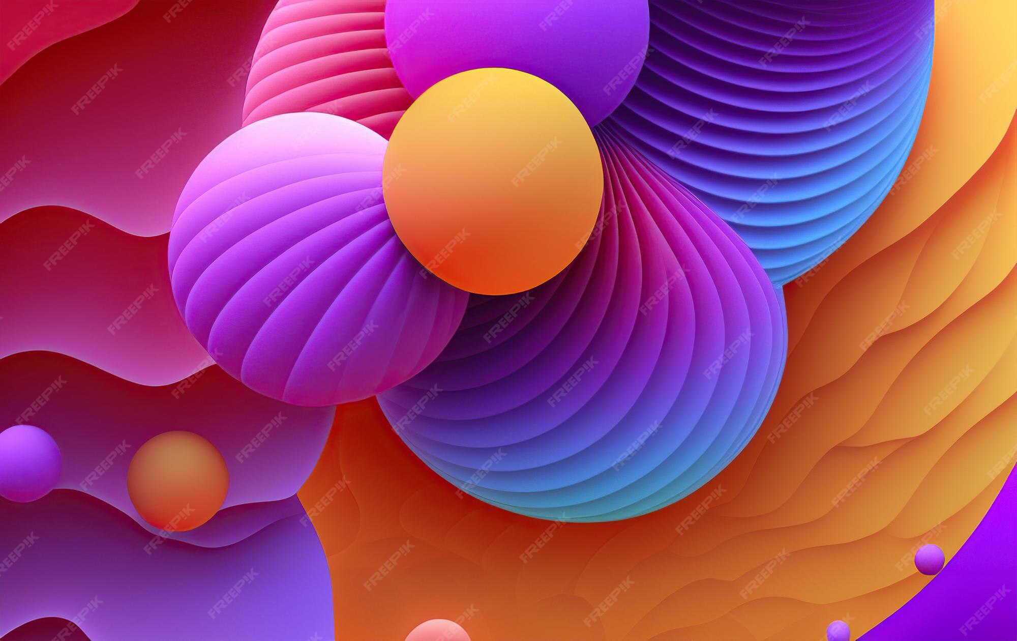 Premium Photo | Abstract colorful circle shape background Premium Photo | Abstract colorful circle shape background