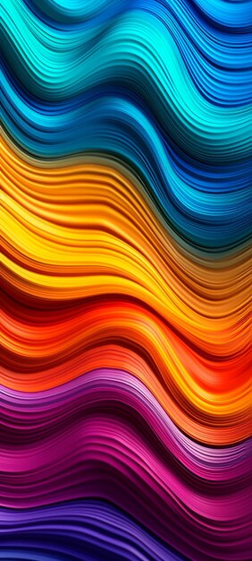Premium AI Image | Abstract colorful wavy shapes background Premium AI Image | Abstract colorful wavy shapes background