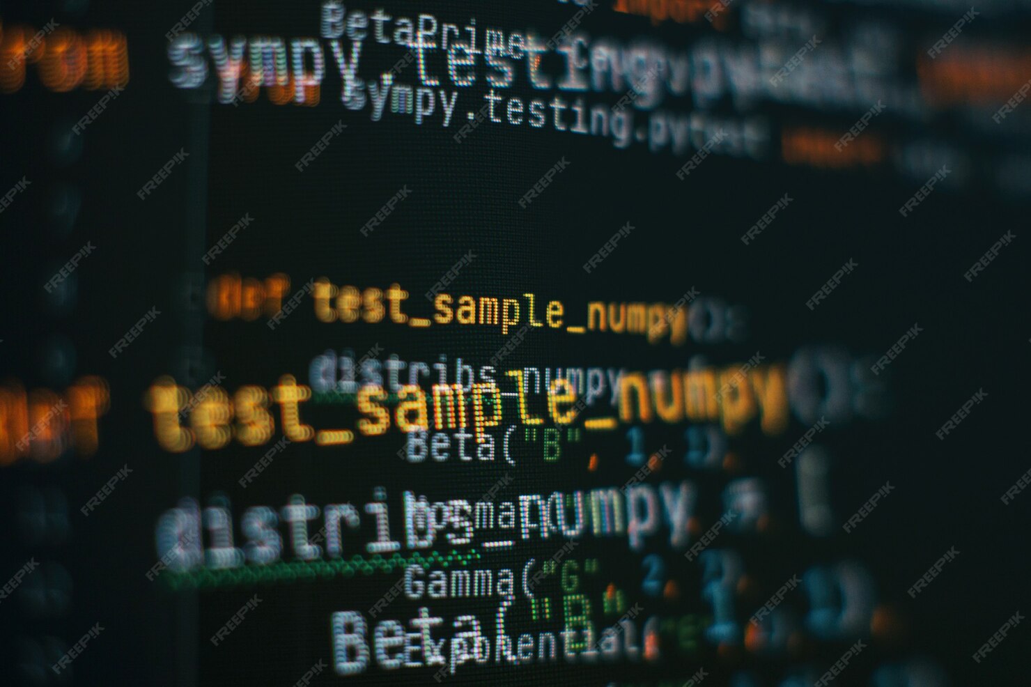 Premium Photo | Abstract computer script code. programming code screen ...