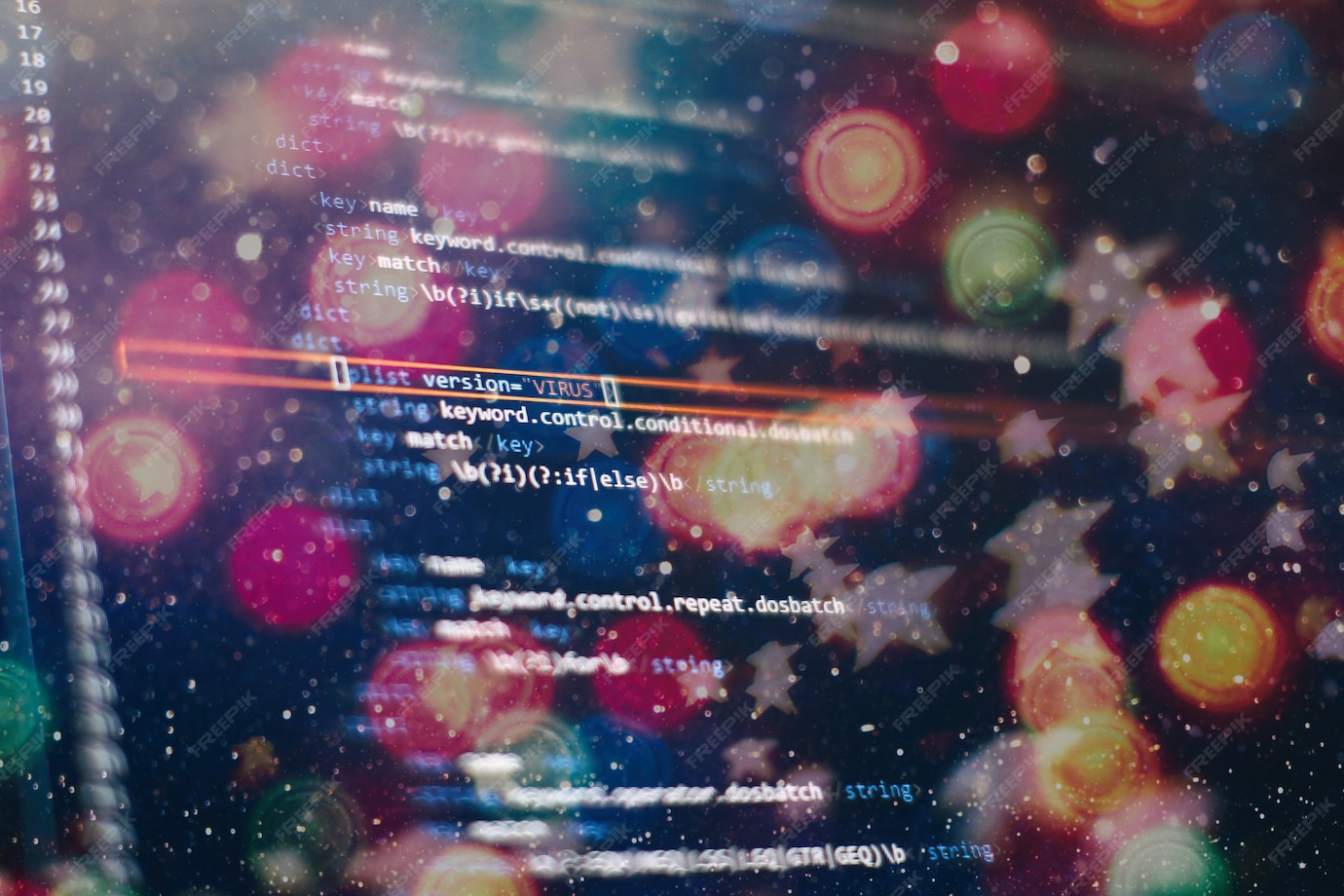 Premium Photo | Abstract computer script code. programming code screen ...