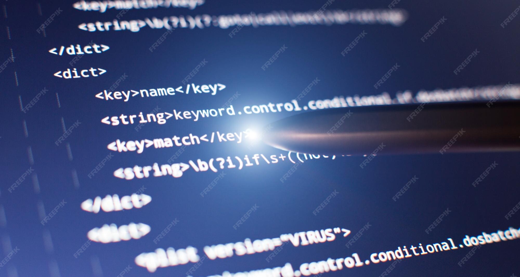 Premium Photo Abstract Computer Script Code Programming Code Screen Of Software Developer