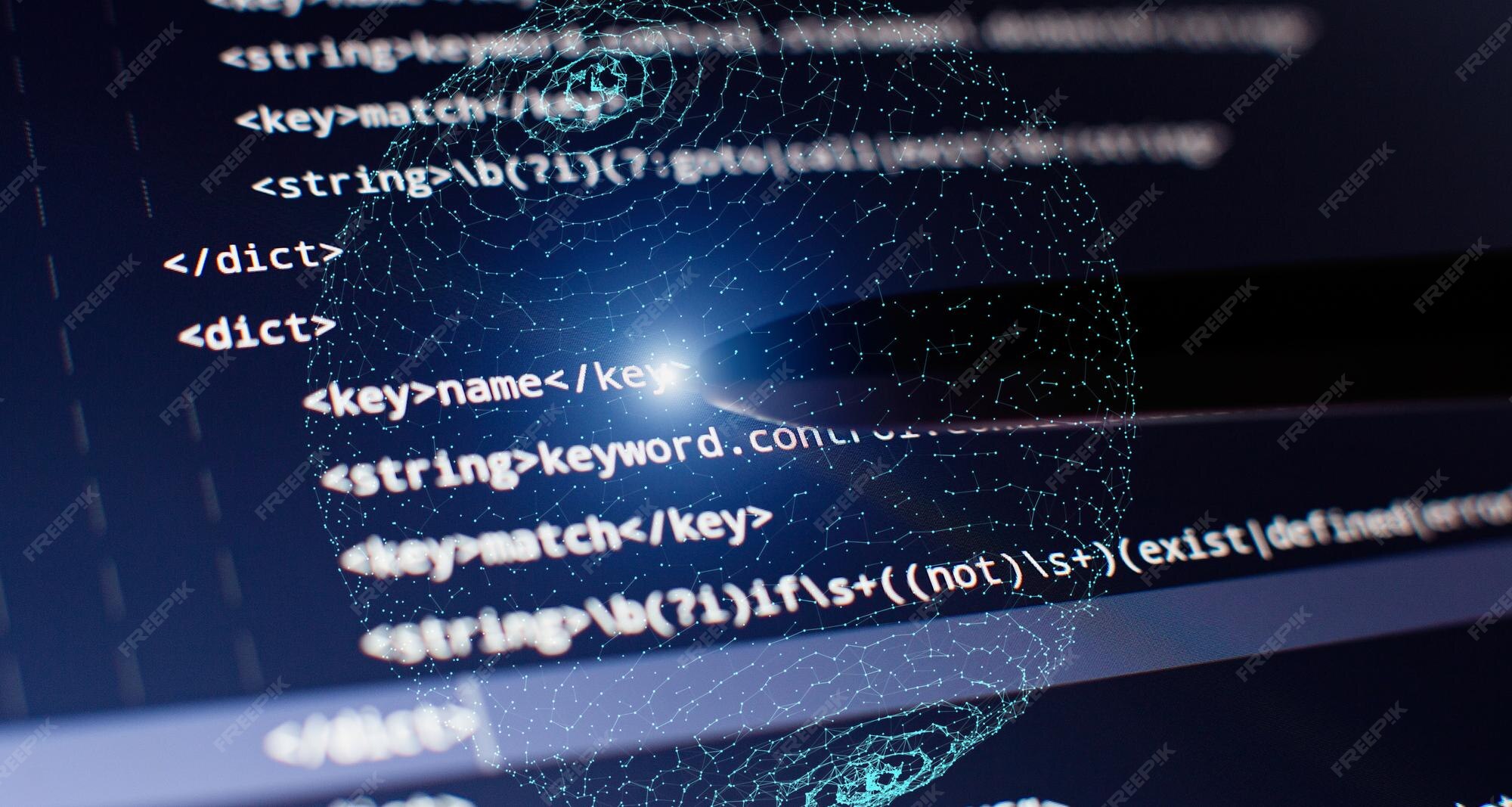 Premium Photo | Abstract computer script code programming code screen ...