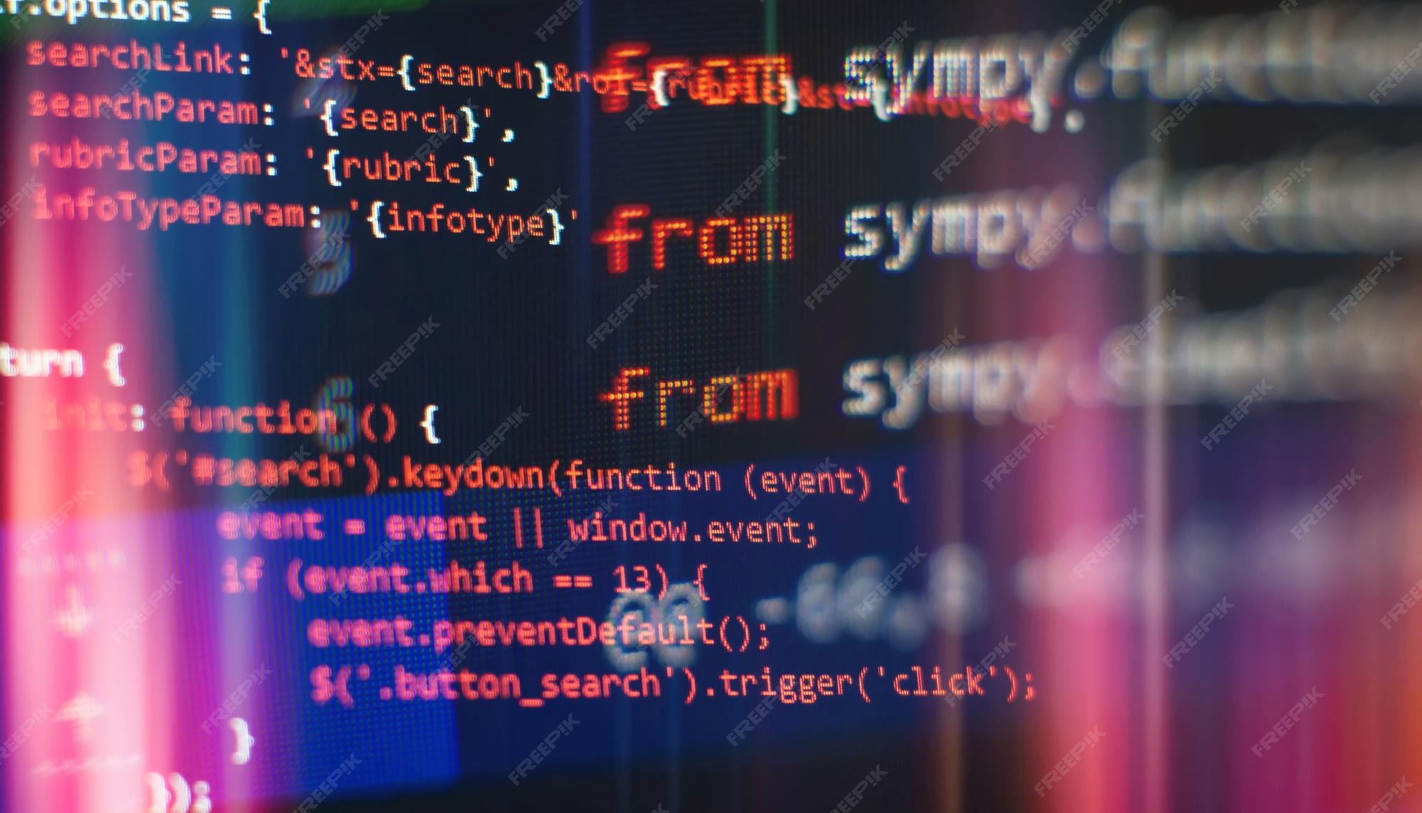 Premium Photo | Abstract computer script code programming code screen ...