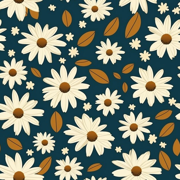 Premium AI Image | Abstract daisy pattern for presentation slide Premium AI Image | Abstract daisy pattern for presentation slide
