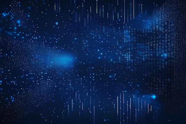 Premium AI Image | Abstract dark blue digital background with sparkling ... Premium AI Image | Abstract dark blue digital background with sparkling ...