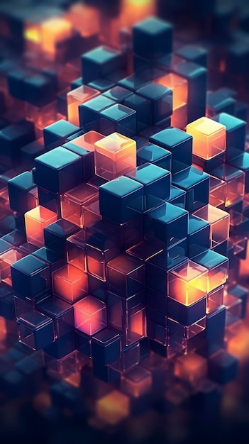 Premium AI Image | Abstract Design with Overlapping Layers and ... Premium AI Image | Abstract Design with Overlapping Layers and ...
