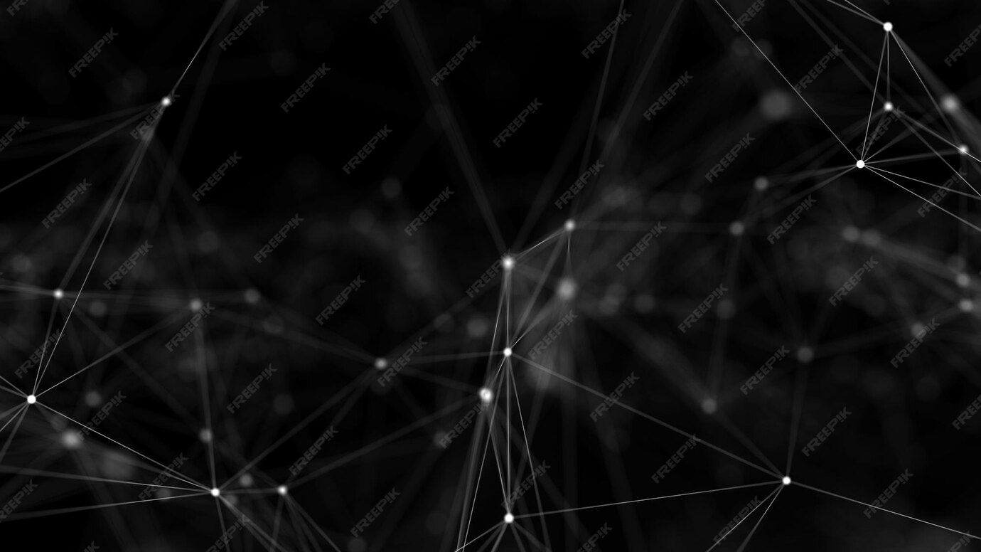 Premium Photo Abstract Digital Background Big Data Visualization Network Connection Structure