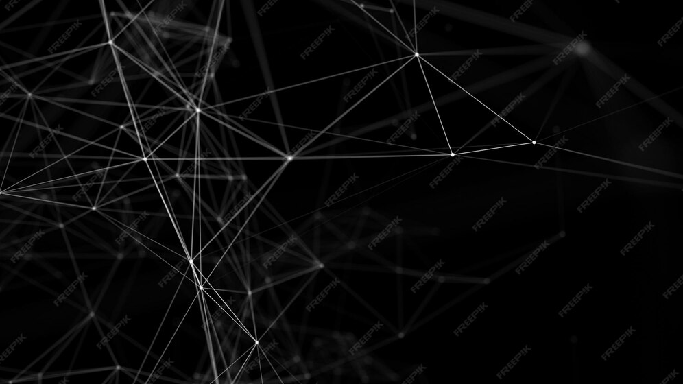 Premium Photo Abstract Digital Background Big Data Visualization Network Connection Structure