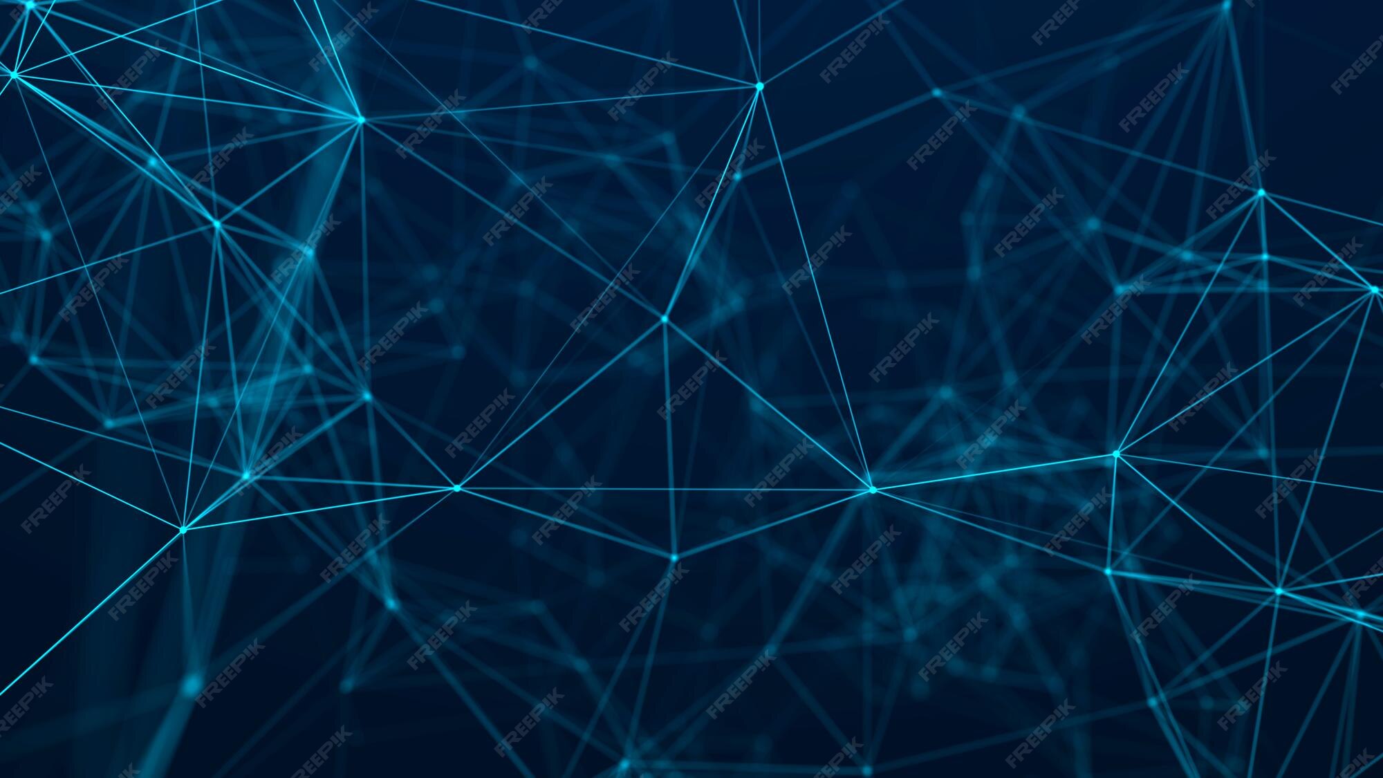 Premium Photo Abstract Digital Background Big Data Visualization Network Connection Structure