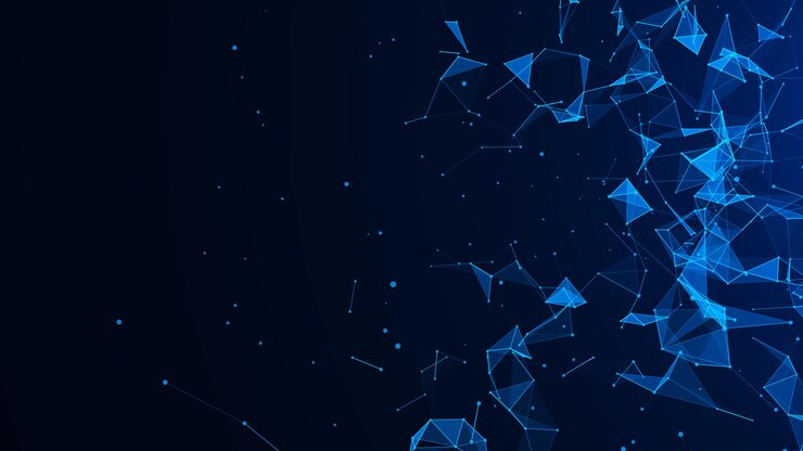 Premium Photo Abstract Digital Background Plexus Effect Network Connection Structure Science