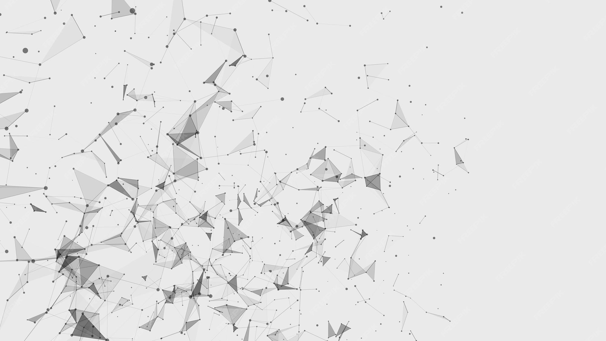 Premium Photo Abstract Digital Background Plexus Effect Network