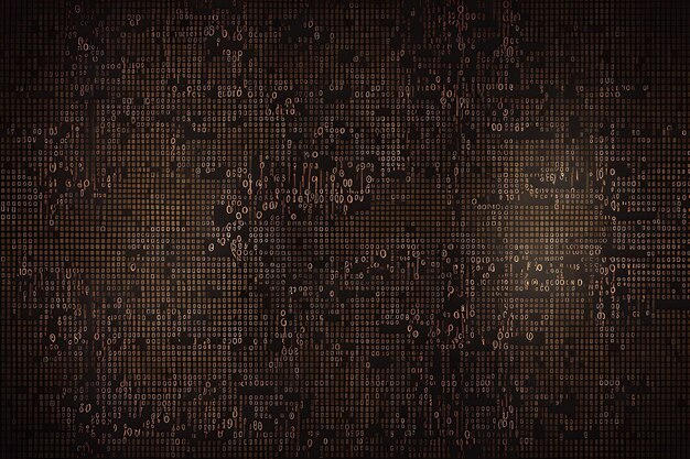 Premium Photo | An abstract digital background with binary code and AI ...