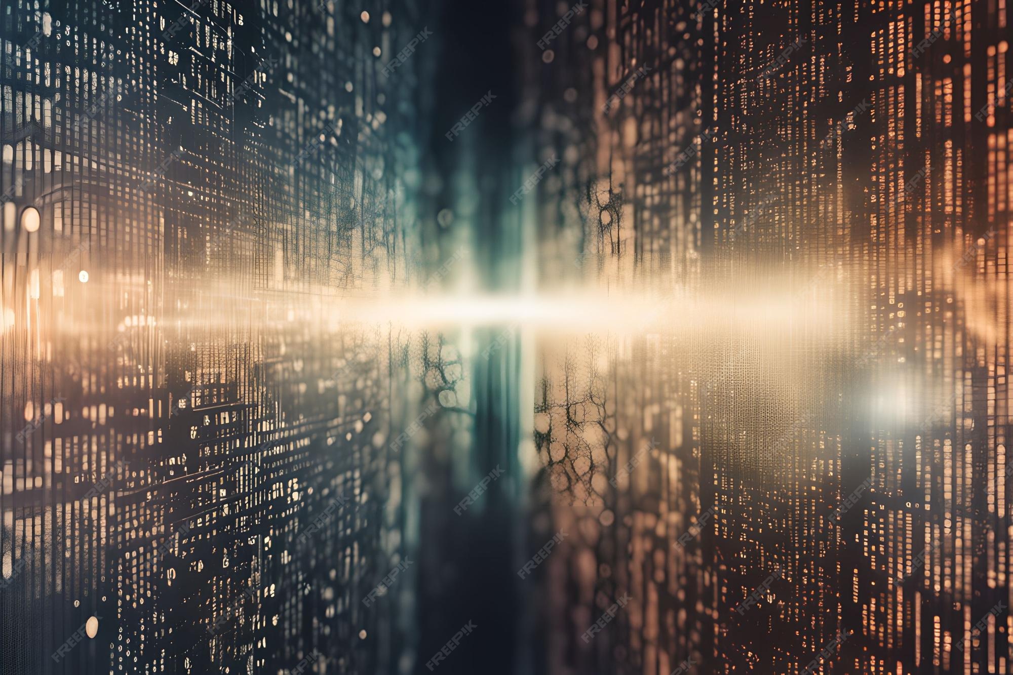 Premium Photo | An abstract digital background with binary code and AI algorithms running in the ...