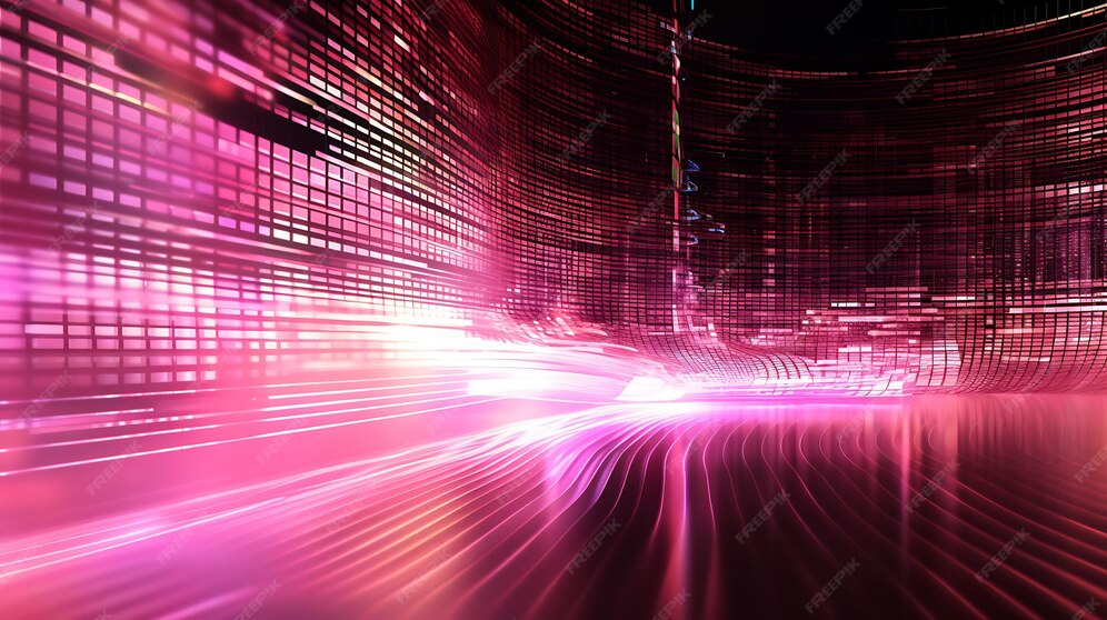 Premium Ai Image Abstract Digital Background With Binary Code And Ai Algorithms Running