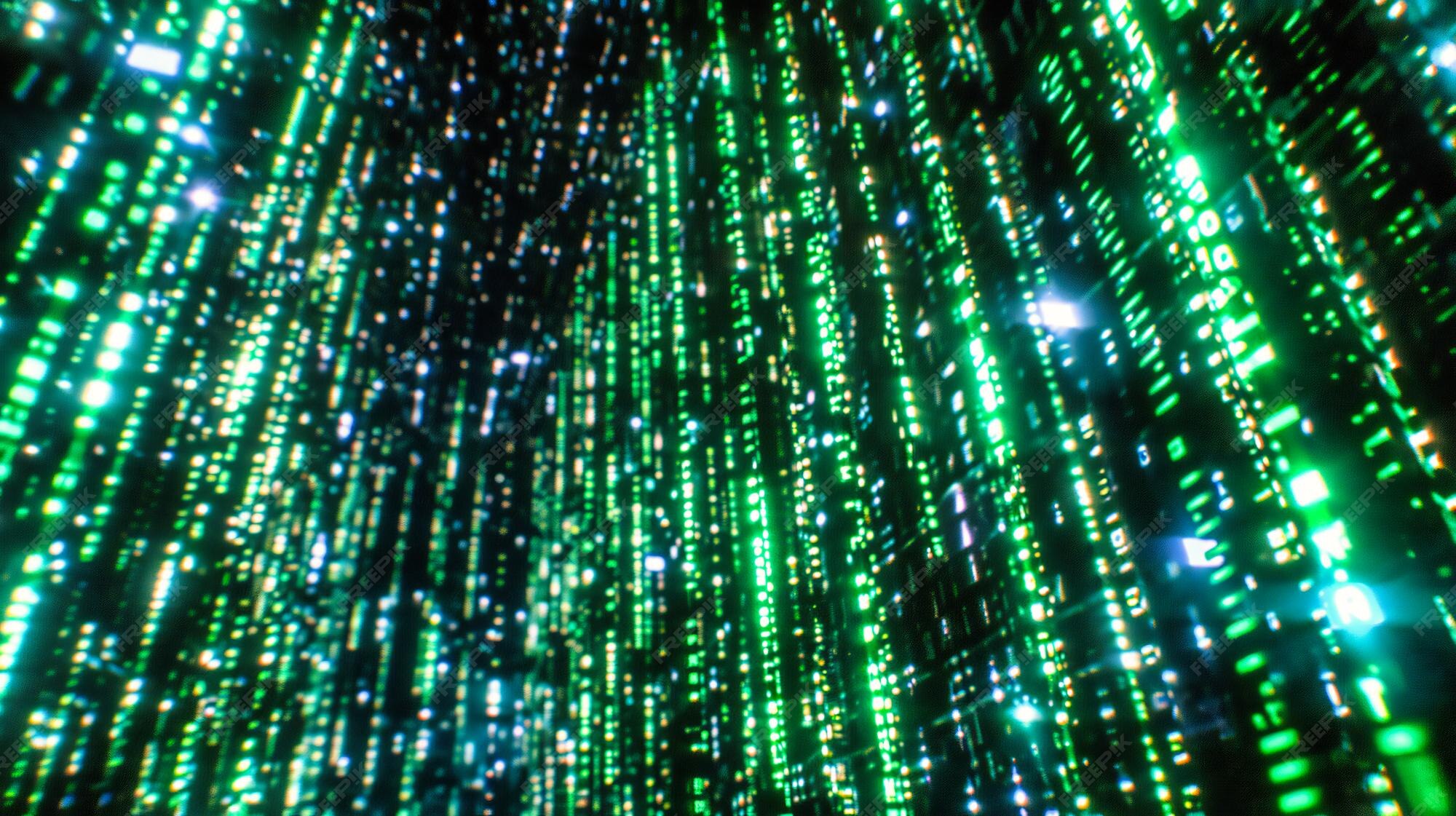 Premium Photo | Abstract digital background with binary code and ...