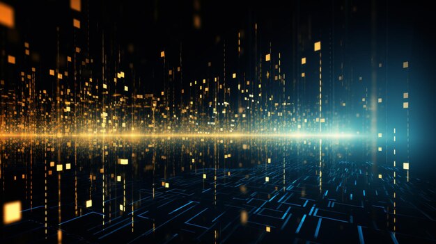 Premium AI Image | abstract digital network concept Premium AI Image | abstract digital network concept