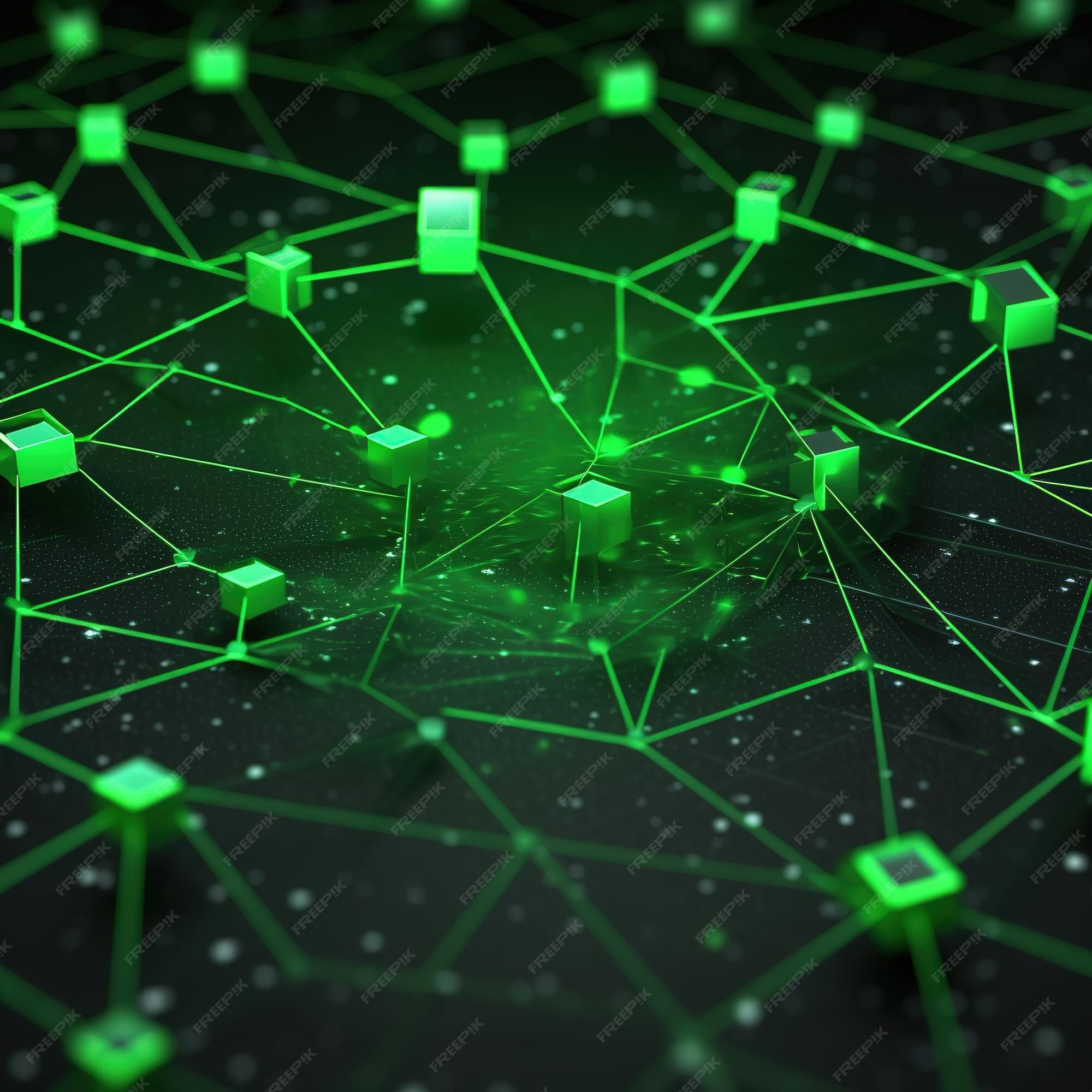 Premium AI Image | Abstract digital network connection Premium AI Image | Abstract digital network connection