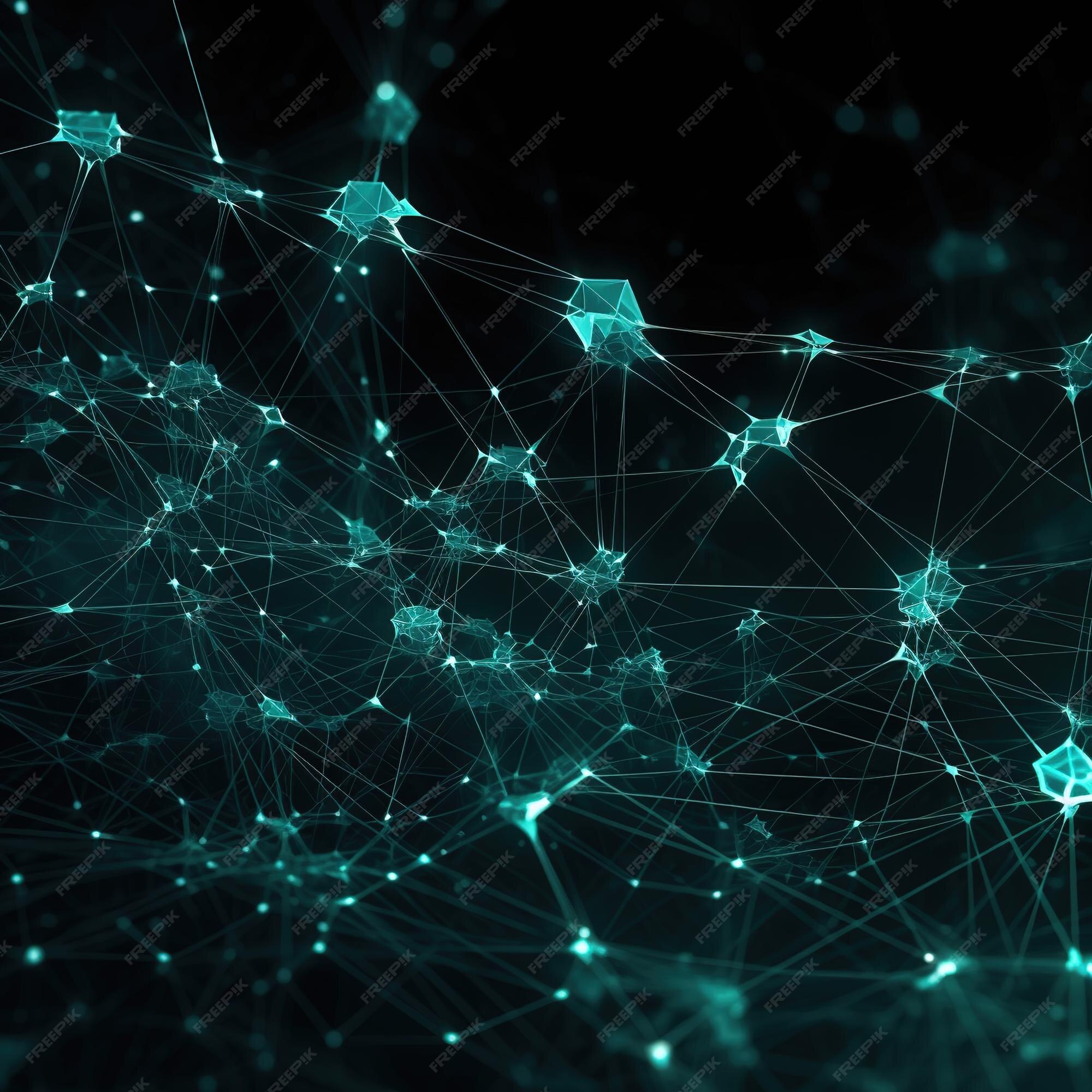 Premium AI Image | Abstract digital network connection Premium AI Image | Abstract digital network connection