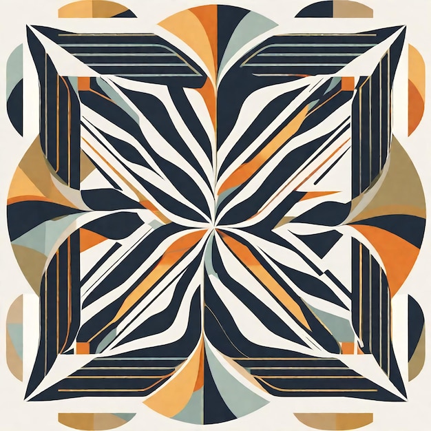 Premium AI Image | Abstract Geometric Patterns Premium AI Image | Abstract Geometric Patterns