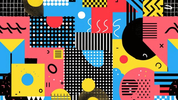 Premium Photo | Abstract Geometric Shapes Collage Premium Photo | Abstract Geometric Shapes Collage