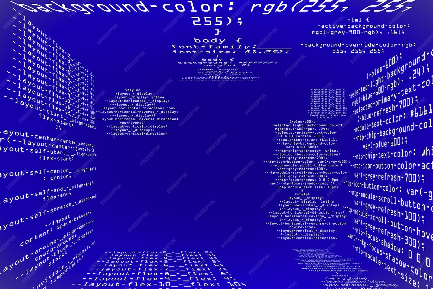 Premium Photo | Abstract glowing blue coding programming background ...