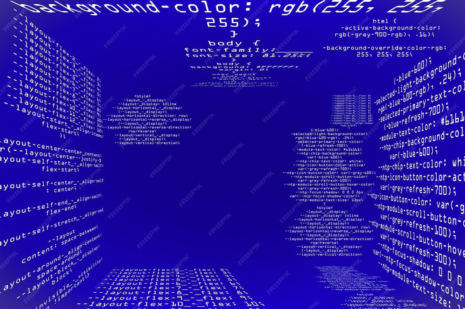 Premium Photo | Abstract glowing blue coding programming background ...