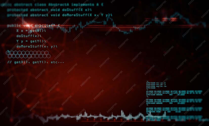 Premium Photo | Abstract glowing programming texture software and ...