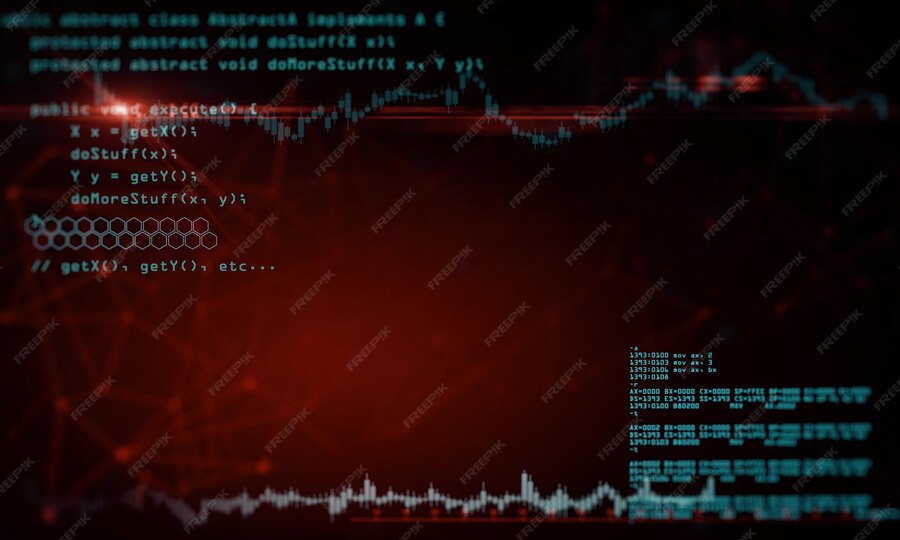 Premium Photo | Abstract glowing programming texture software and ...