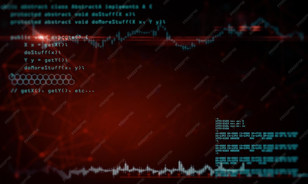 Premium Photo | Abstract glowing programming texture software and ...