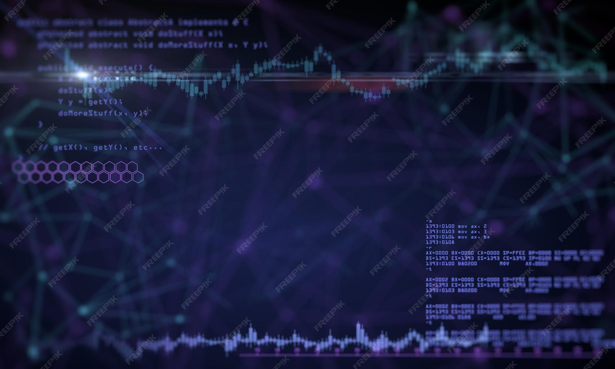 Premium Photo | Abstract glowing programming wallpaper software and ...