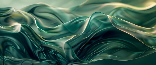 Premium Photo | Abstract green smooth wave lines Premium Photo | Abstract green smooth wave lines