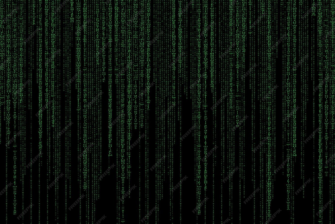 Premium Photo Abstract Green Technology Background Binary Computer Code Programming Coding