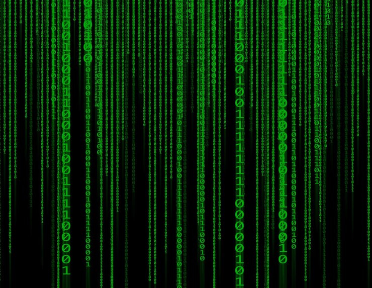 Premium Photo | Abstract green technology binary background binary ...