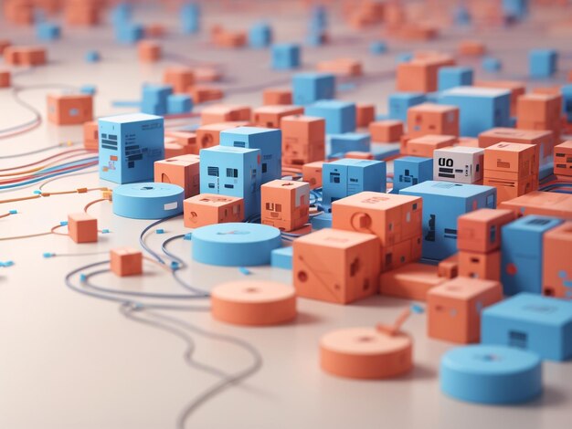 Premium AI Image | Abstract HTML PHP Web Programming Source Code