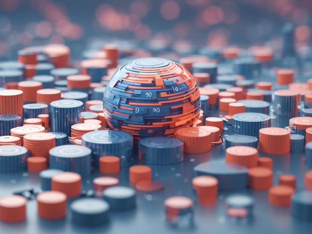 Premium AI Image | Abstract HTML PHP Web Programming Source Code