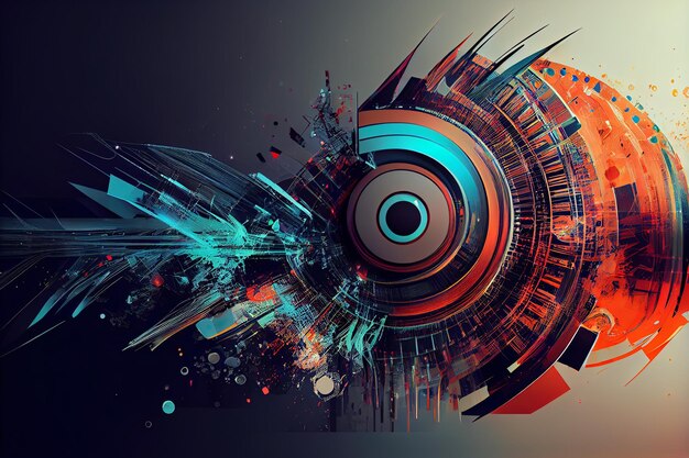 Premium AI Image | abstract industrial background Premium AI Image | abstract industrial background