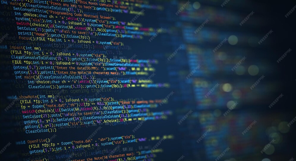 Premium Photo | Abstract modern tech of programming code screen ...