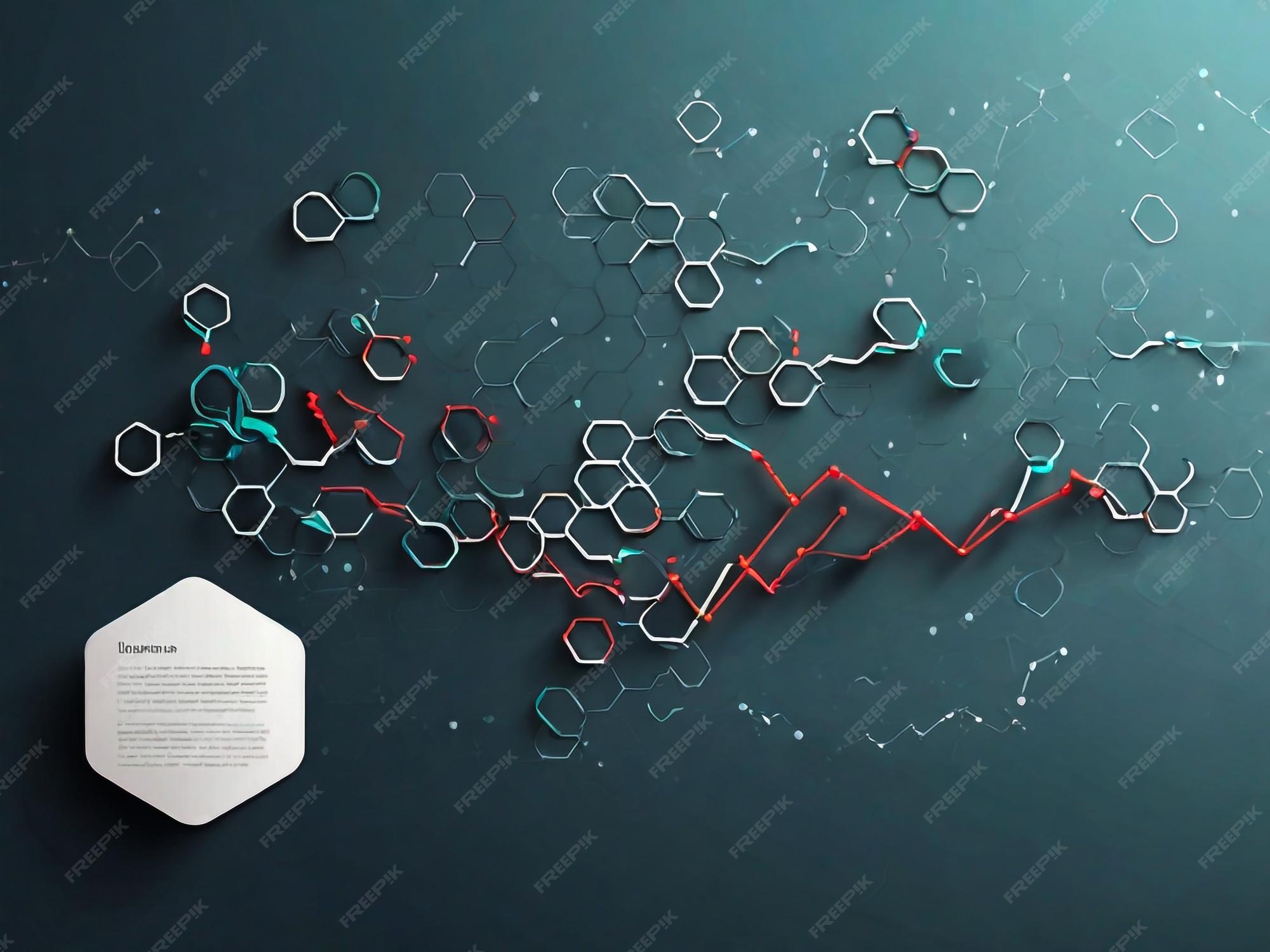 Premium Photo Abstract Network Connection Concept With Hexagons And Wave Big Data