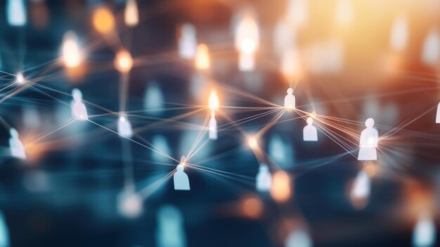 Abstract Network Connection Illustration | Premium AI-generated image Abstract Network Connection Illustration | Premium AI-generated image
